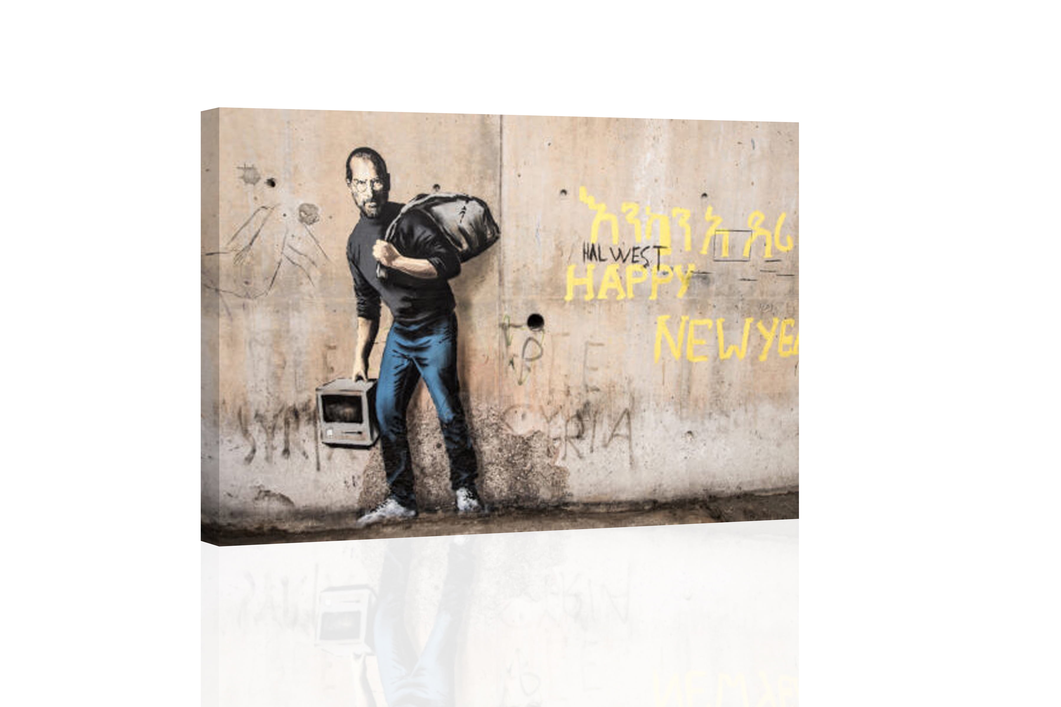 Banksy Identity Unmasked - CANVAS OR PRINT WALL ART - Walmart.com