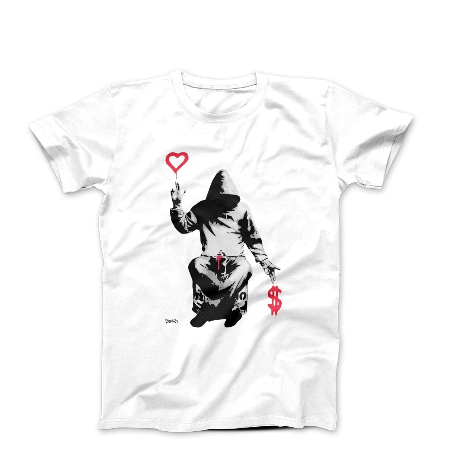 Banksy Love Over Money Graffiti Art T-shirt - Walmart.com