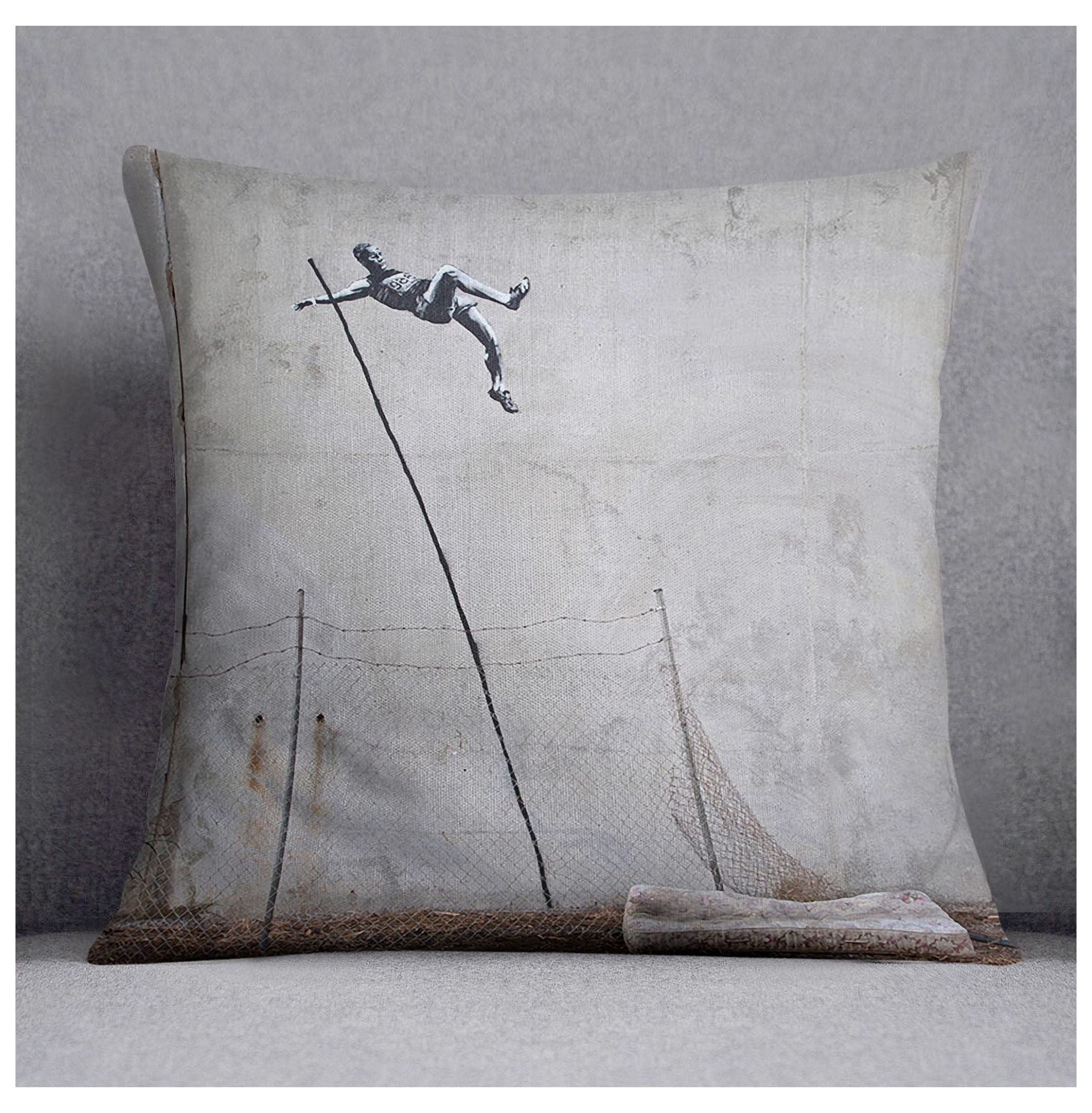 Banksy Pole Vaulter Cushion - Walmart.com