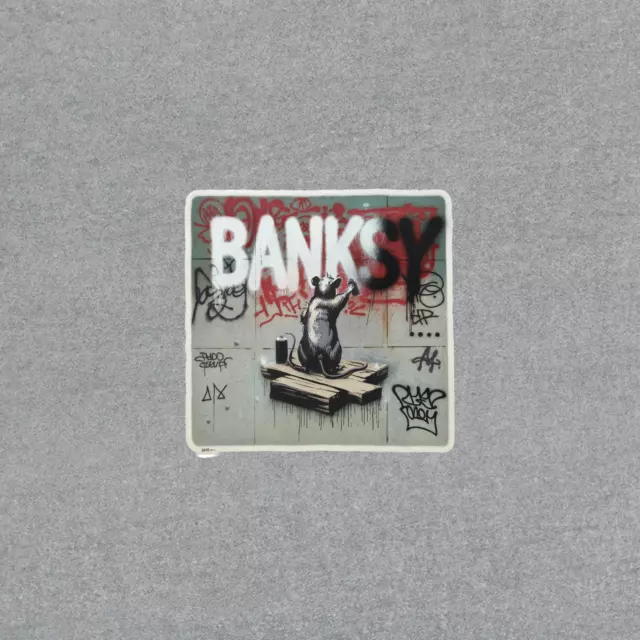 Banksy Rat Graffiti Street Art Sticker - Controversial Urban Artwork ...