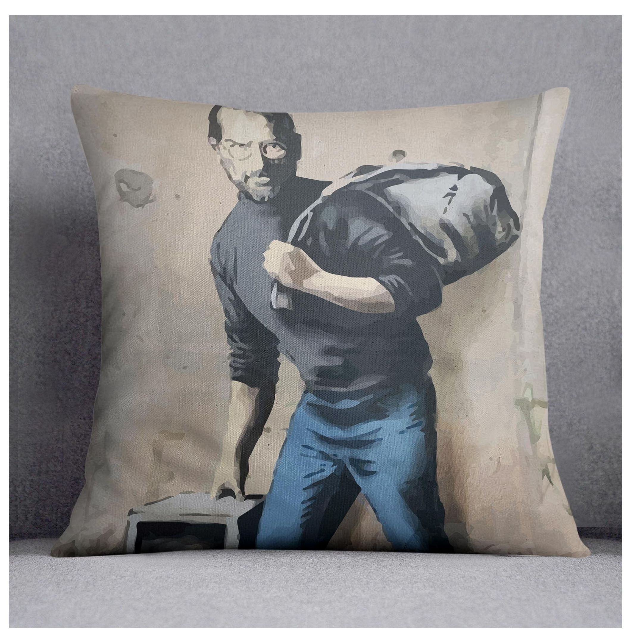 Banksy Steve Jobs Cushion - Walmart.com