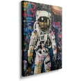 Banksy Unframed Graffiti Astronaut Canvas Wall Art Spaceman Posters ...