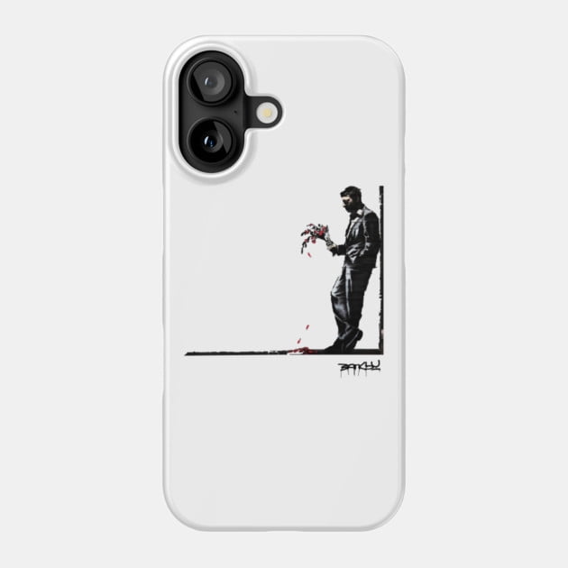 Banksy Waiting in Vain' with a Modern Street Art Vibe Case for iPhone ...