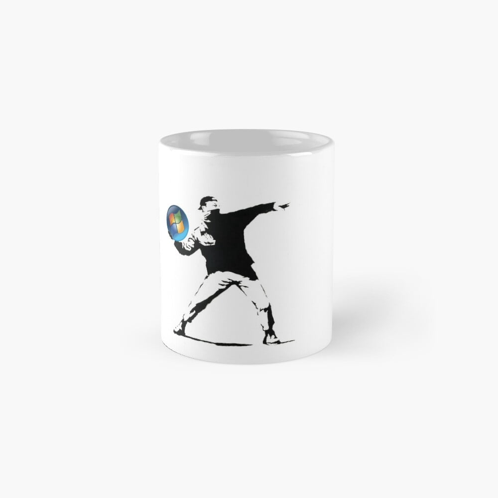 Banksy - Windows Bomber Classic Mug - Walmart.com