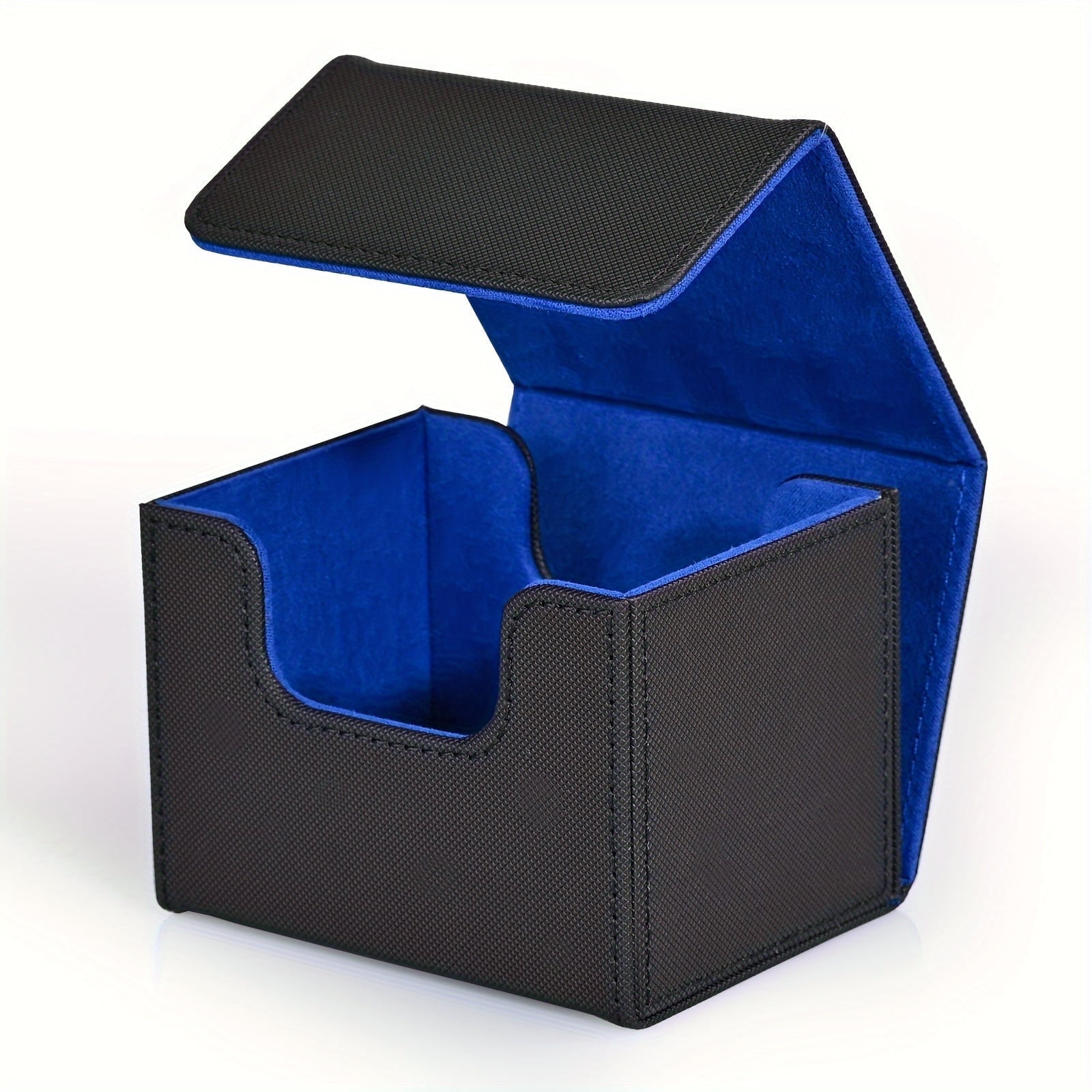 Banloga MTG Card Storage Box, Holds 120+ Sleeved Cards, PU Leather ...
