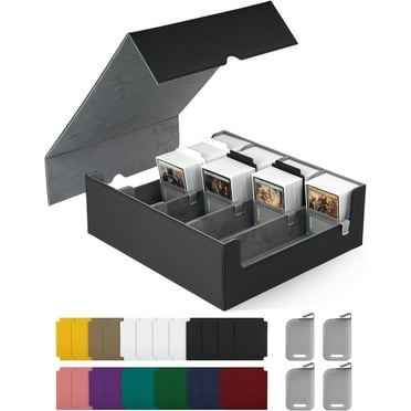 Deck Box for MTG Cards, Trading Card Storage Box Holds 120+ Sleeved ...