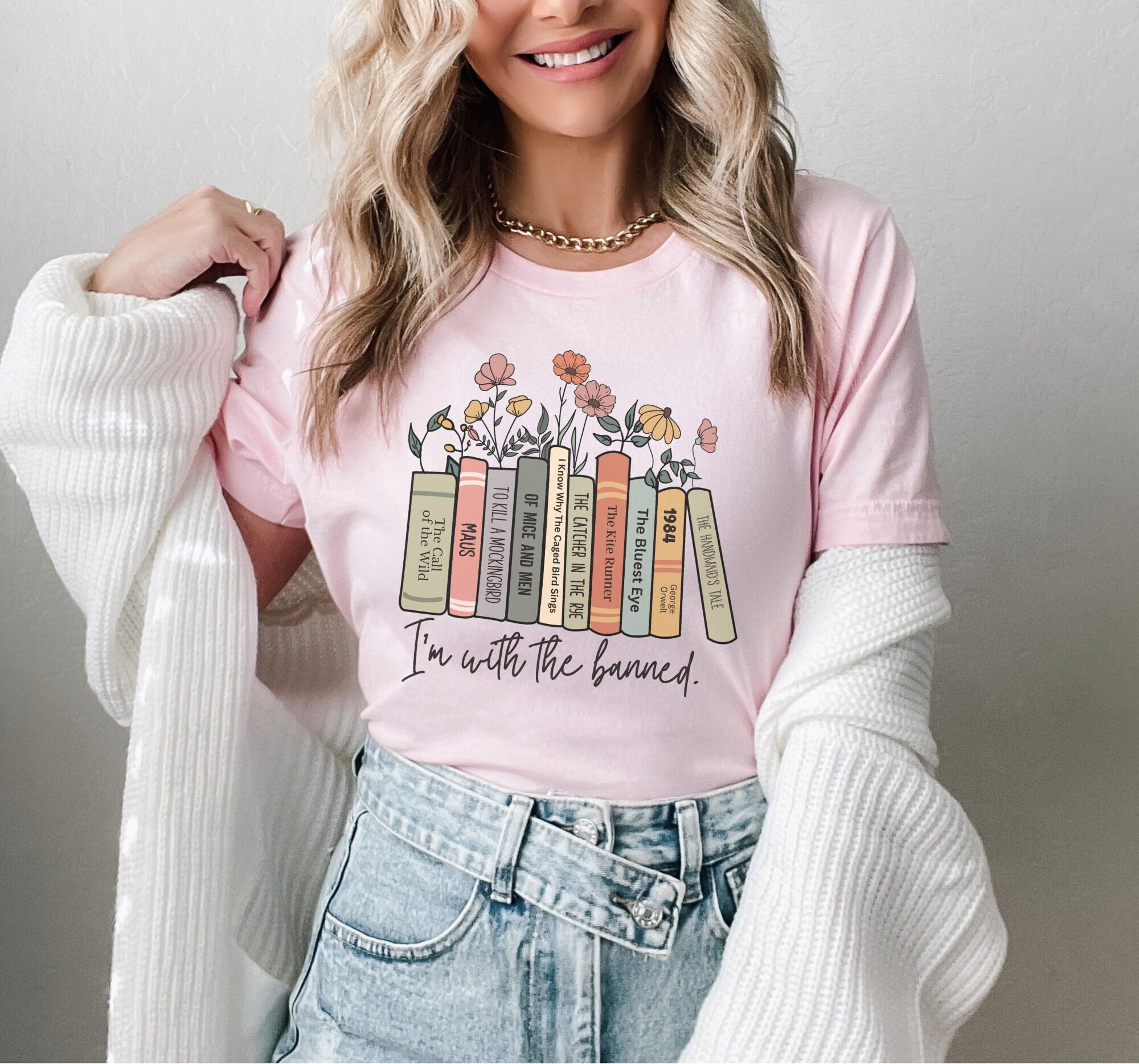 Banned Books Shirt, Book Lover Shirt, Read Banned Books Shirt, Bookish ...