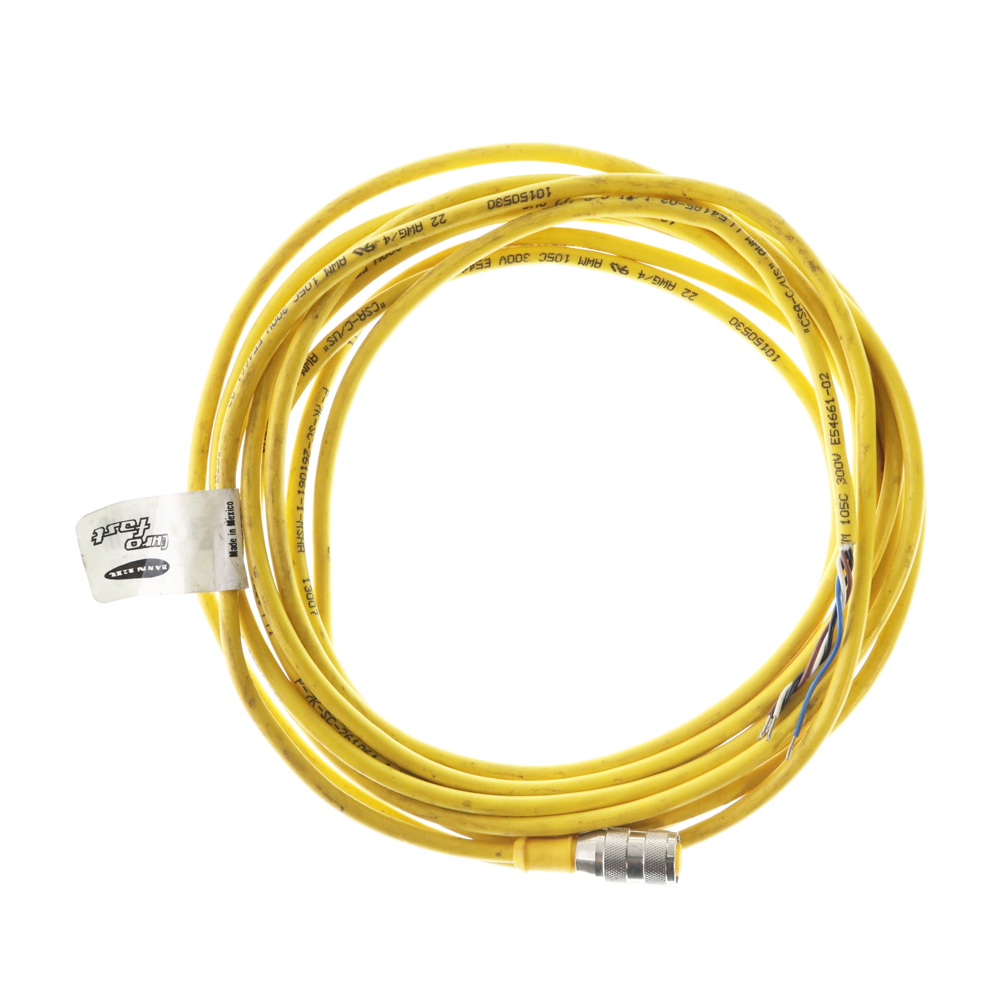 Banner 26850 MQDC-415 Euro Quick-Disconnect 4-Pin, Female Cable ...