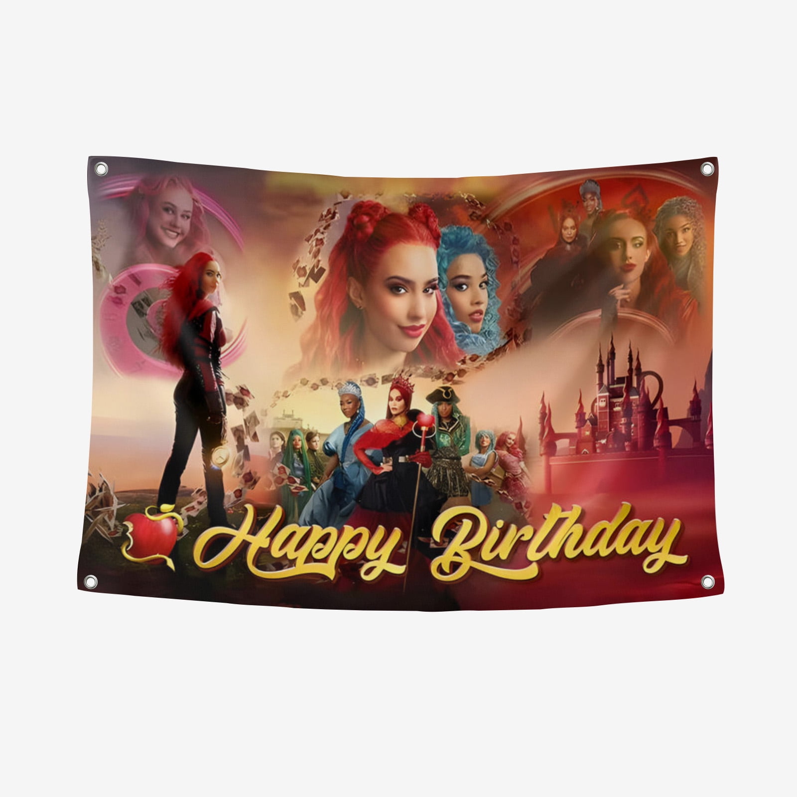 Descendants Banner Background Backdrop 3.28*4.92FT/100*150CM - Walmart.com