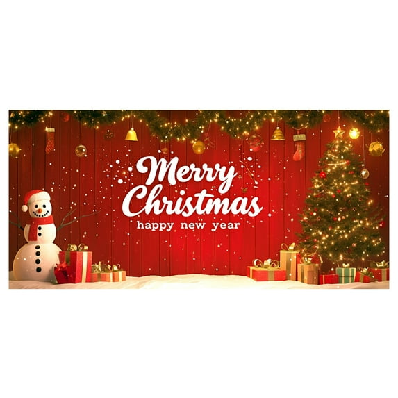 Banner Festive Exquisite Design Weather Resistant Easy to Hang ...