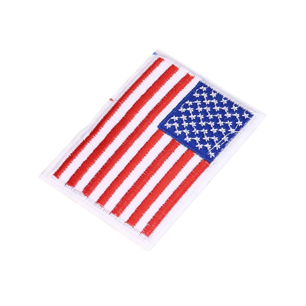 American Flag Embroidery Badge Clothes Fabric Patch Applique Decor DIY ...