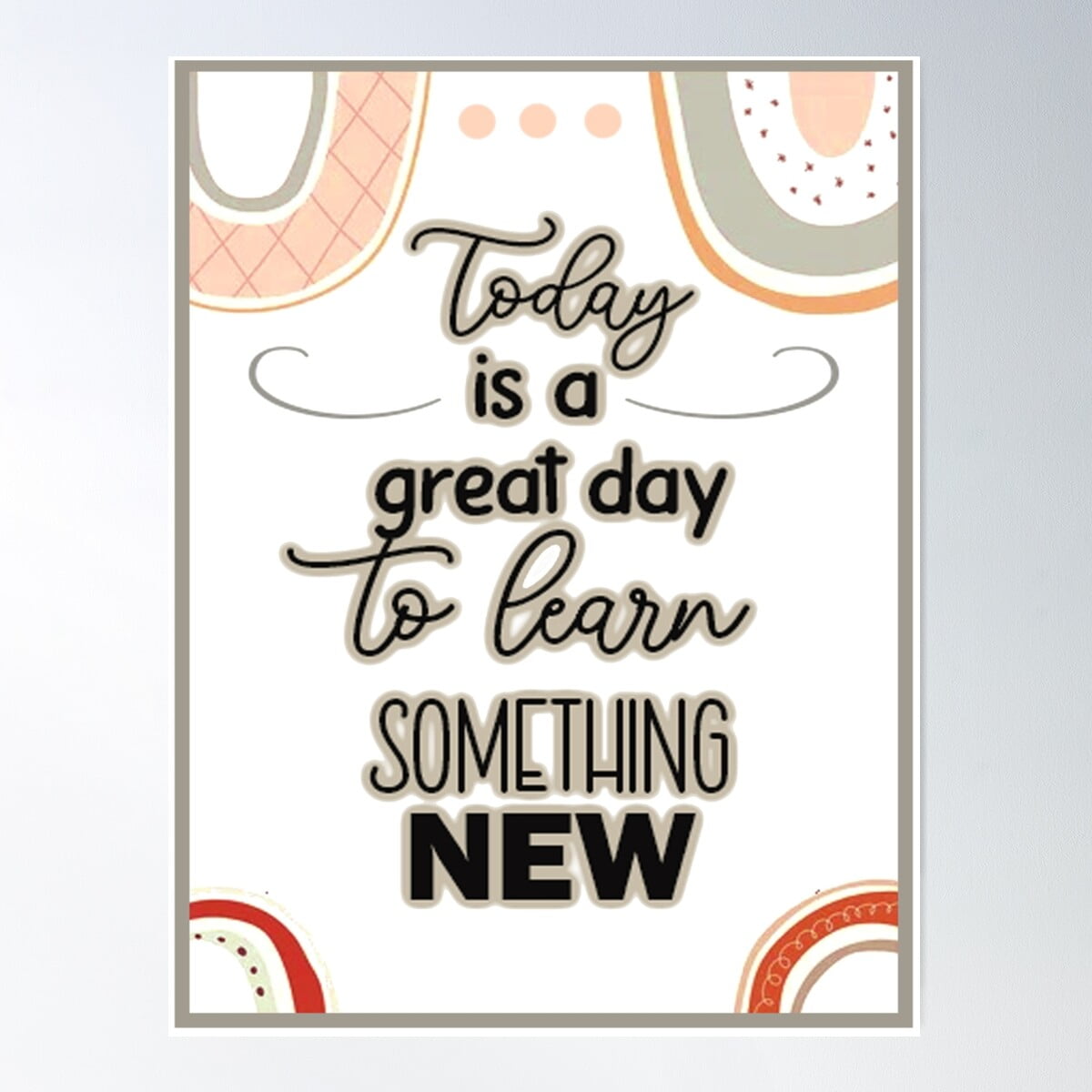 Banner For Classroom, Positive Phrases Poster Wall Art, Modern Wall ...