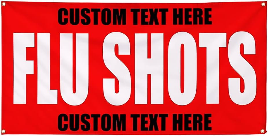 Banner Multiple Sizes Flu Shots Doctor Flu Shots Banners Outdoor ...