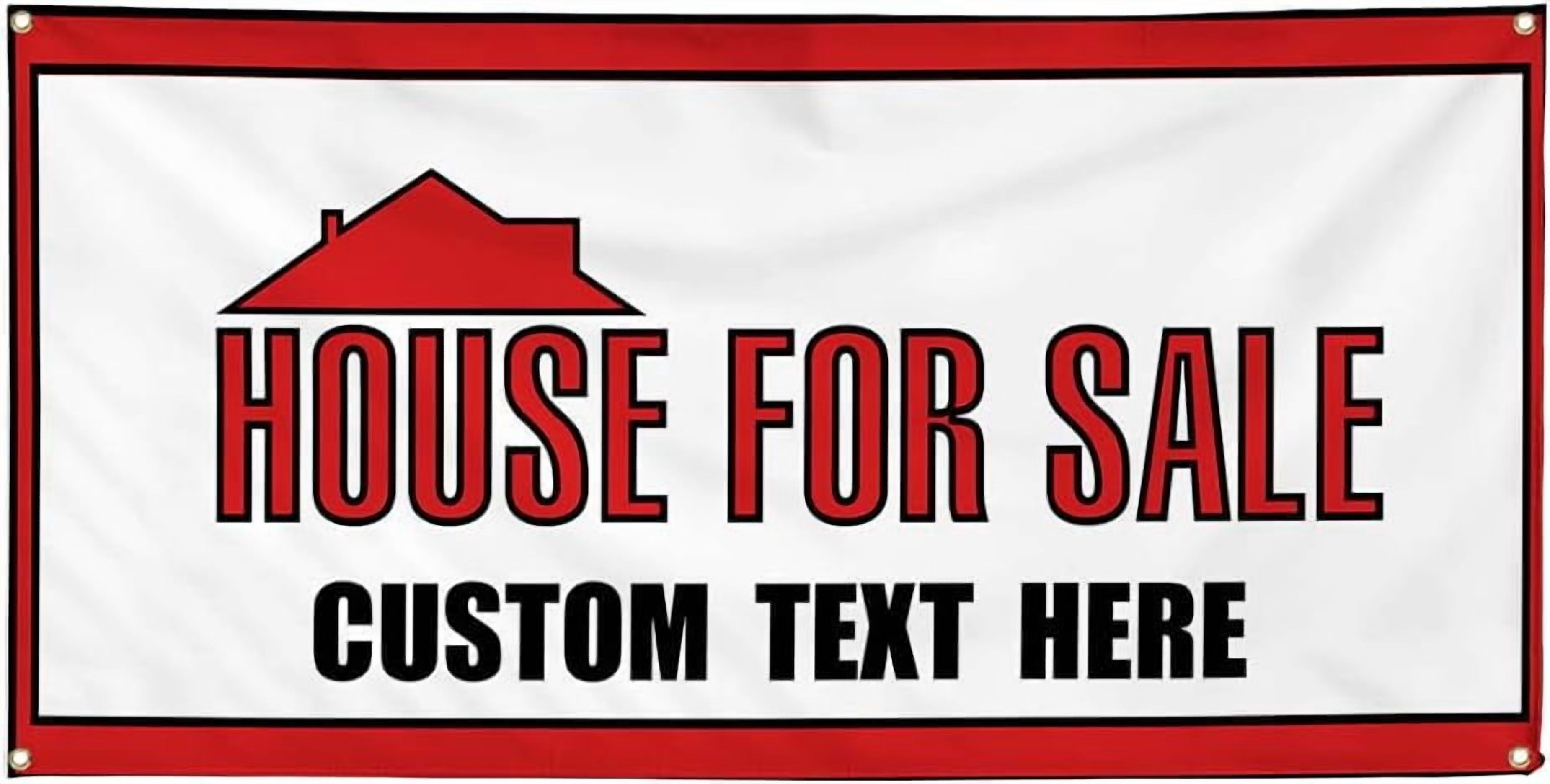 Banner Multiple Sizes House for Sale General Business Outdoor ...