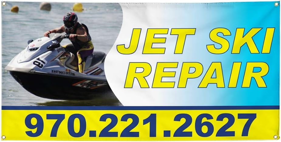 Banner Multiple Sizes Jet Ski Repair Business B Business Outdoor ...