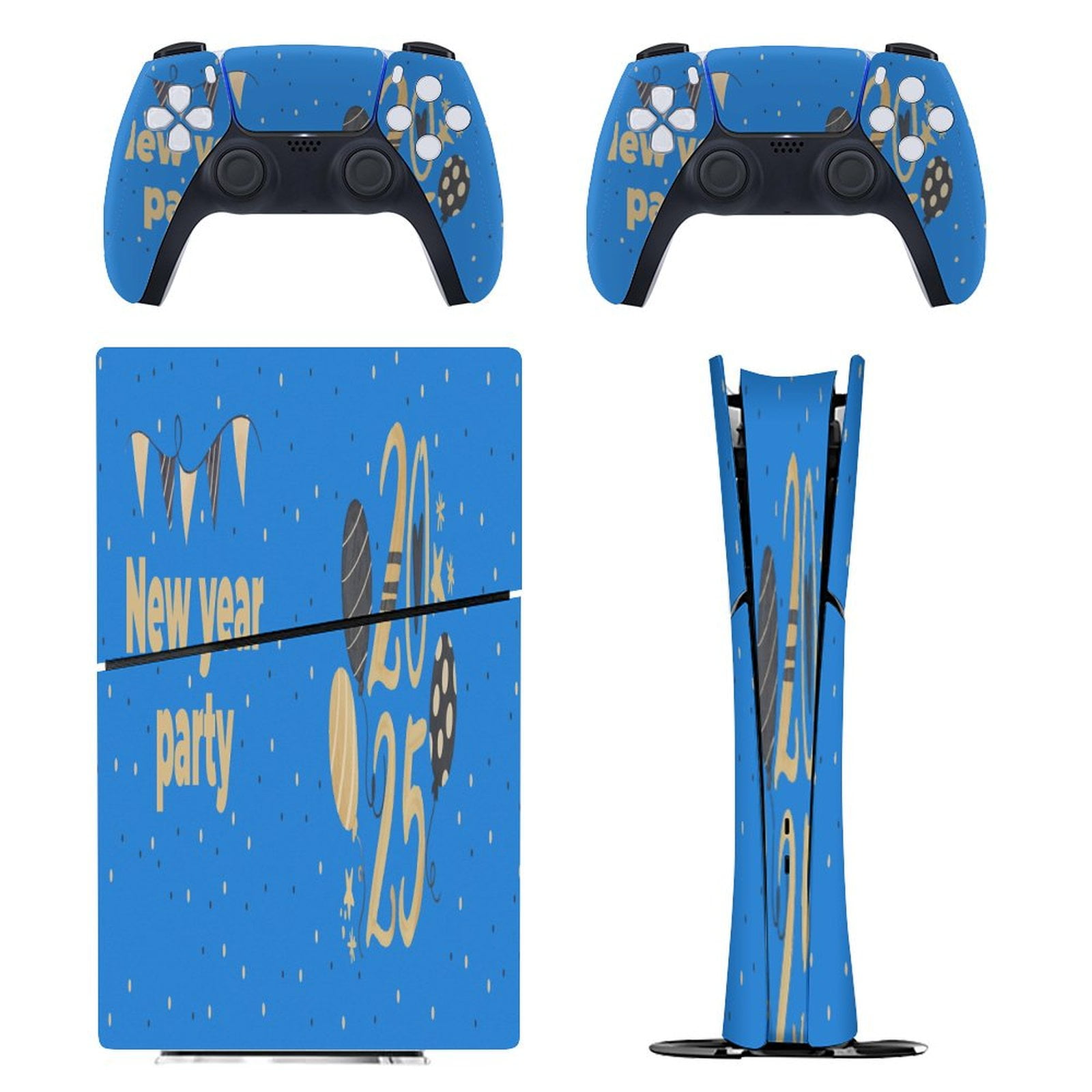 Banner, New Year, 2025 PS5/PS5 Slim Digital Disc Skin Sticker For ...