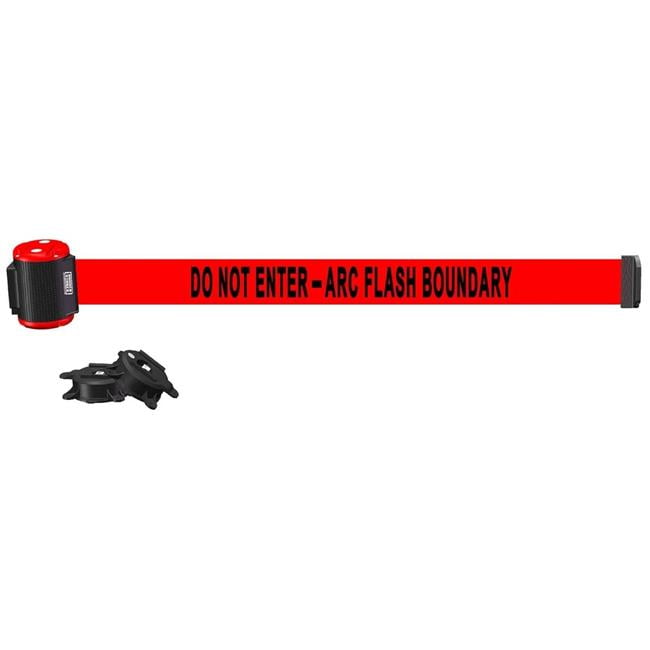 Banner Stakes MH1511 15 ft. Magnetic Wall Mount Do Not Enter Arc Flash ...