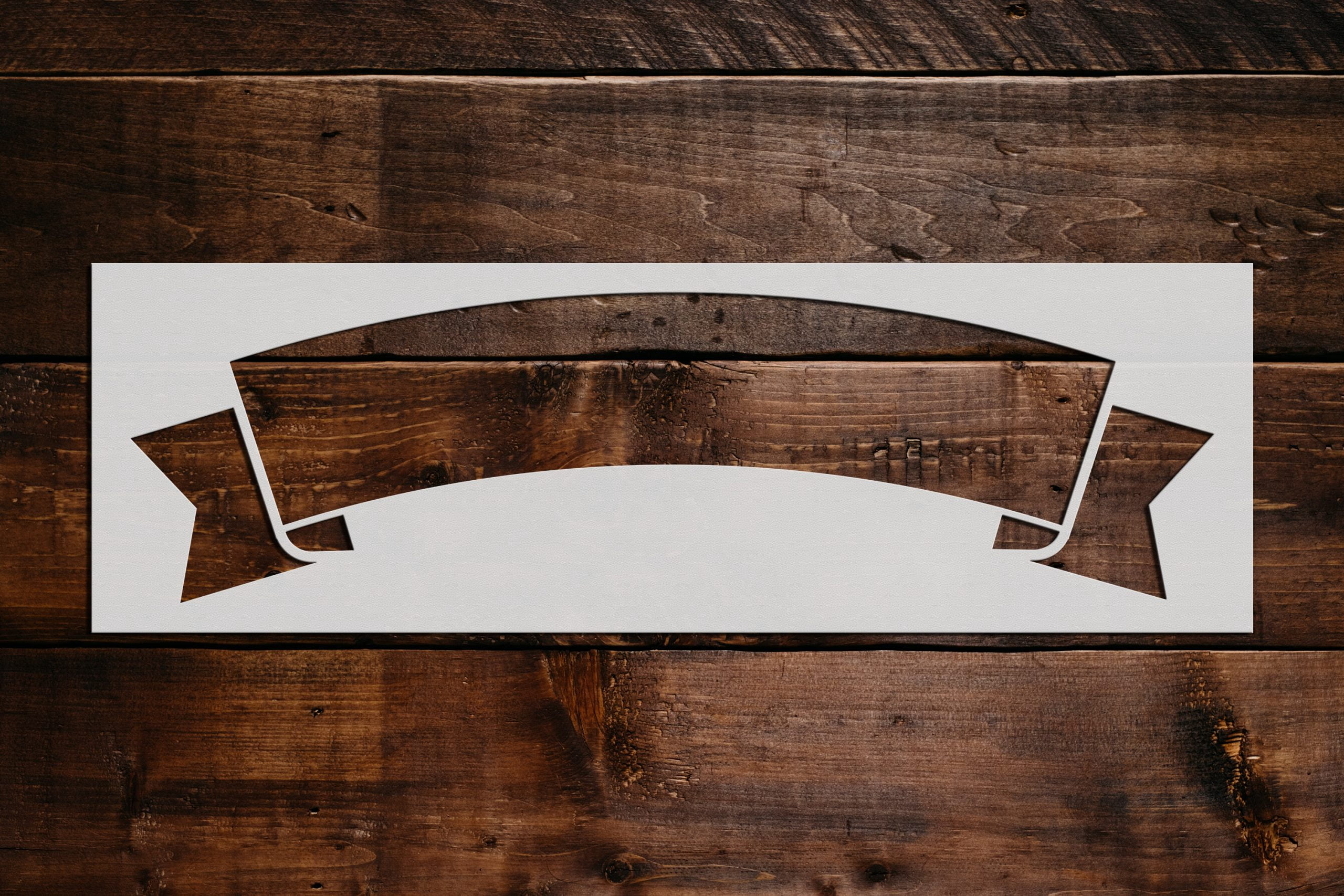 Banner Stencil - Art and Wall Stencil (12"x36") - Walmart.com