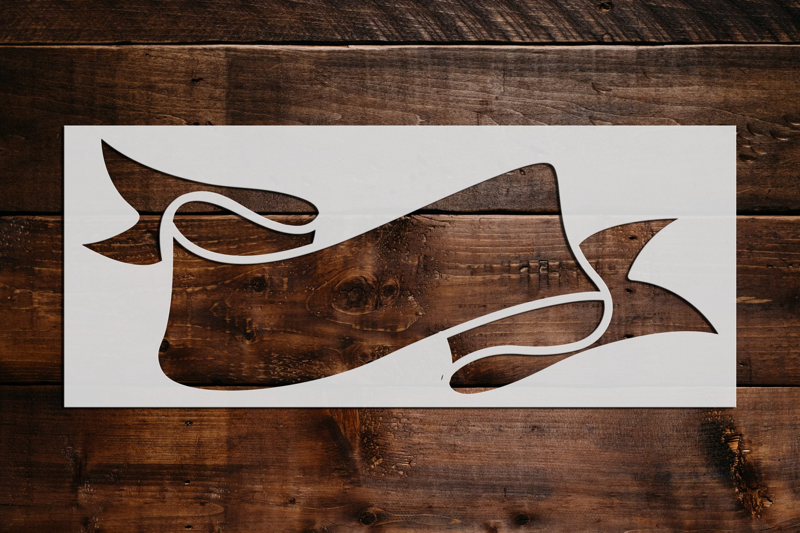 Banner Stencil - Art and Wall Stencil (6"x18") - Walmart.com