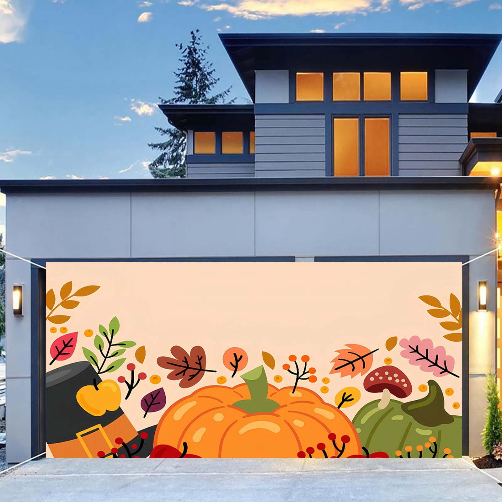 Banners for Room Guys Cars Thanksgiving Hanging Extra Large Fabric Sign ...