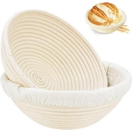 Casewin 7-inch Bread Proofing Basket, Rattan Sourdough Proving Basket ...