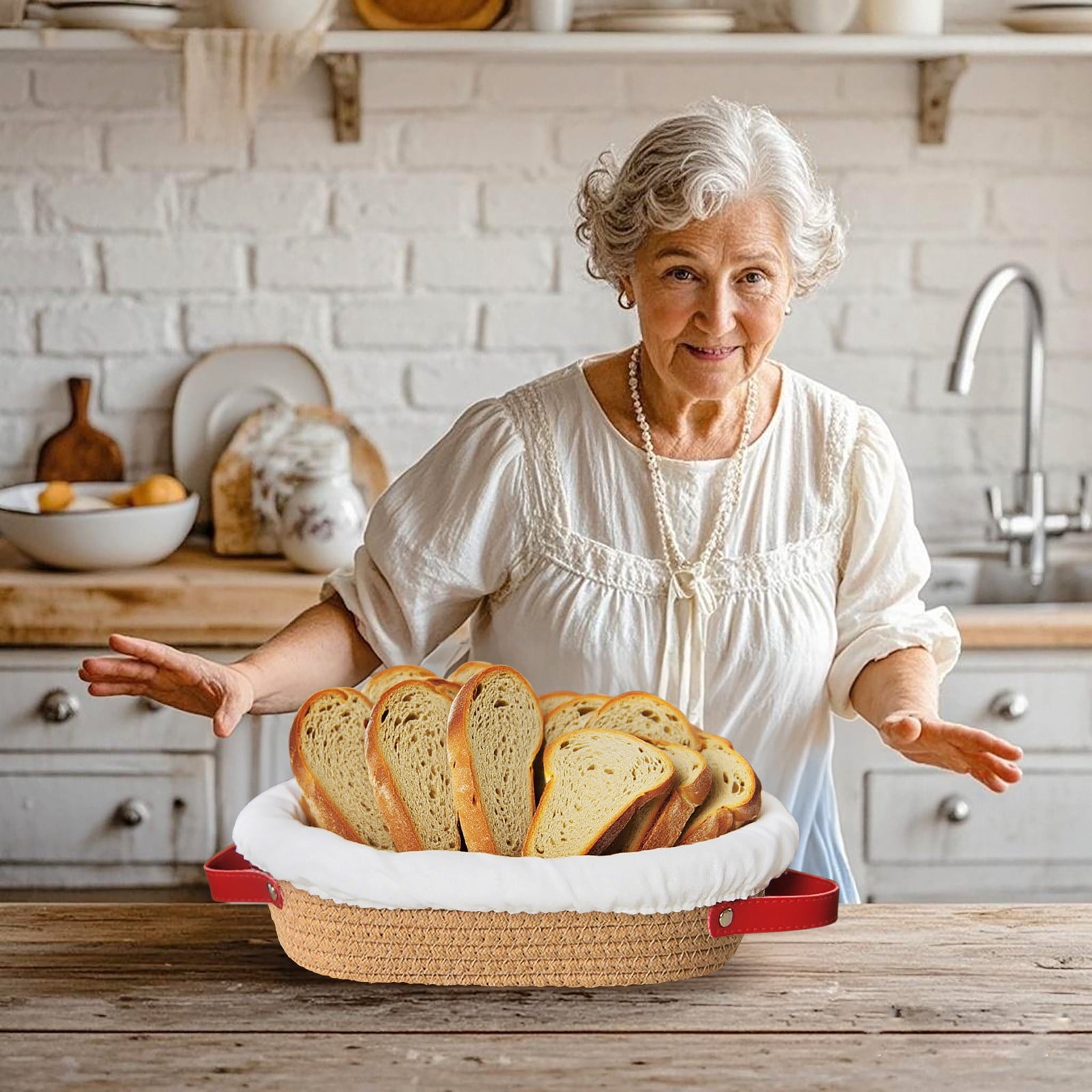 Banneton Bread Proofing Basket Set, Round and Oval Sourdough Bread ...