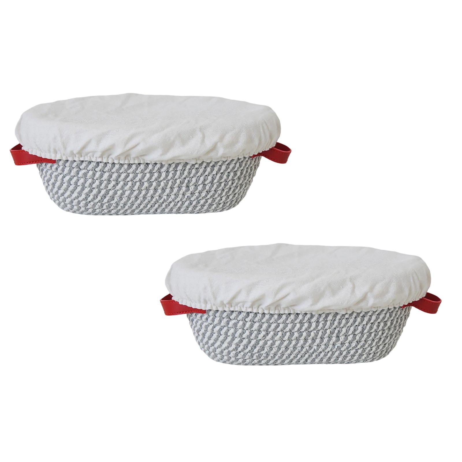 Banneton Bread Proofing Basket Set, Round and Oval Sourdough Bread ...