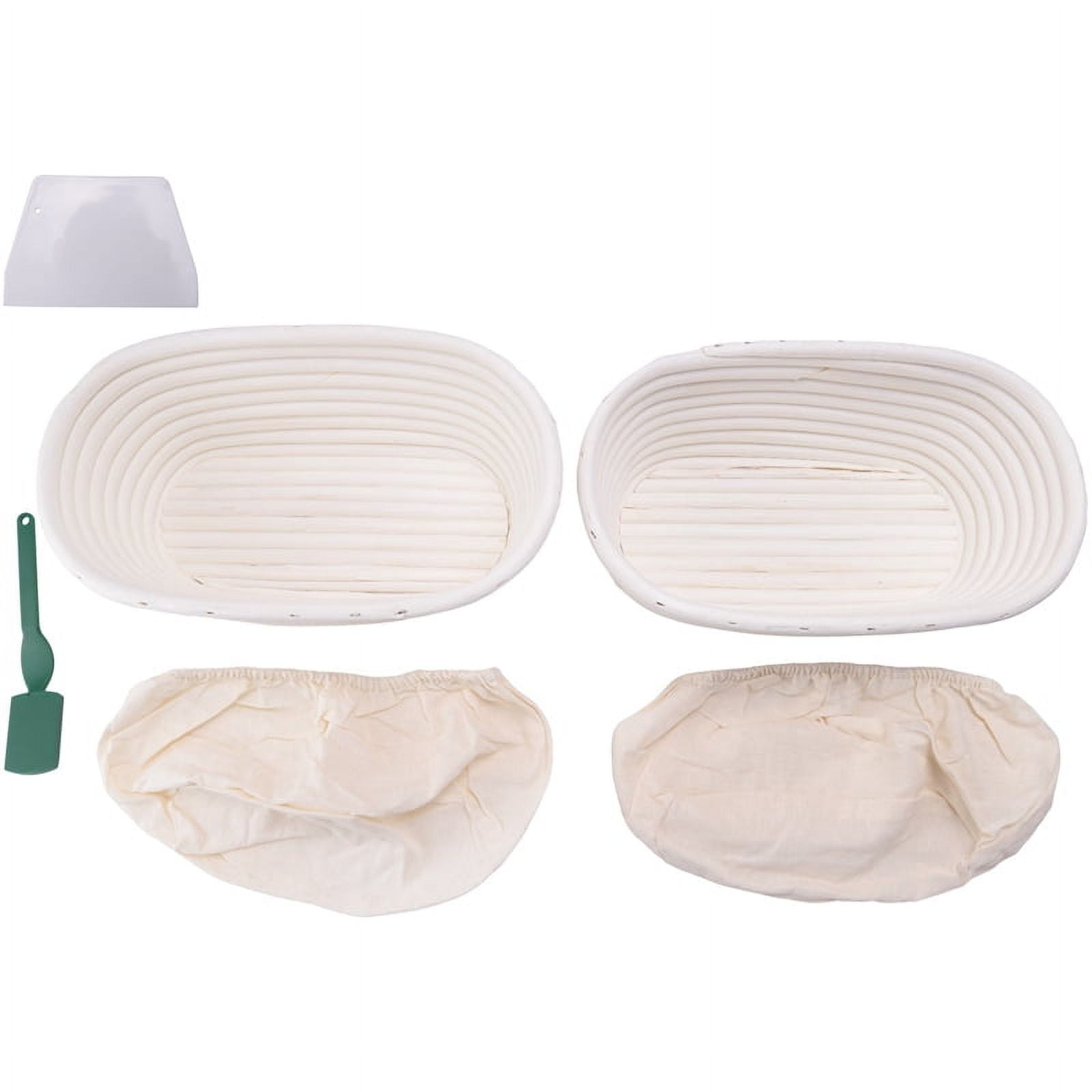 Banneton Proofing Basket Set - Artisan Sourdough Bread Bakery Basket ...