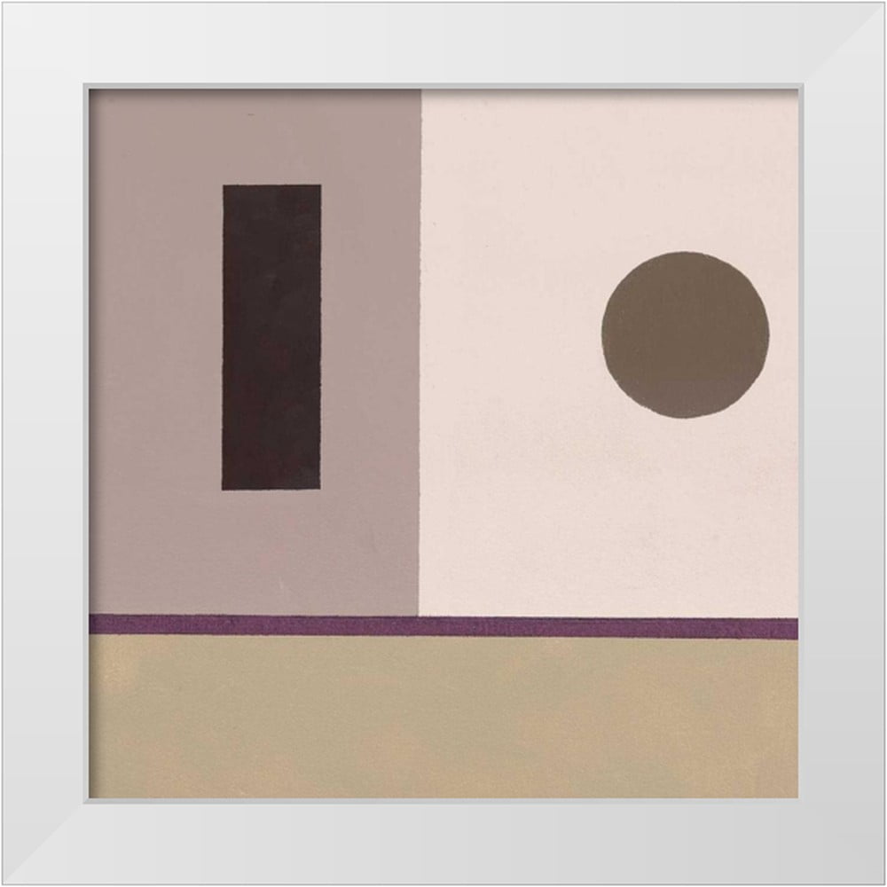 Bannister, Cory 12x12 White Modern Wood Framed Museum Art Print Titled ...