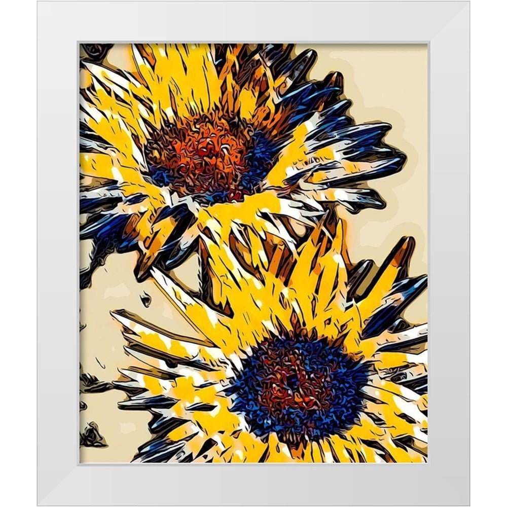 Bannon, Heidi 20x23 White Modern Wood Framed Museum Art Print Titled ...