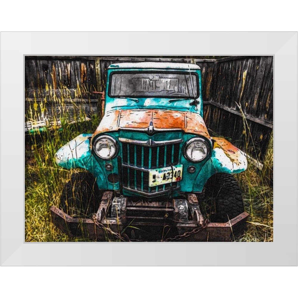 Bannon, Heidi 24x19 White Modern Wood Framed Museum Art Print Titled ...