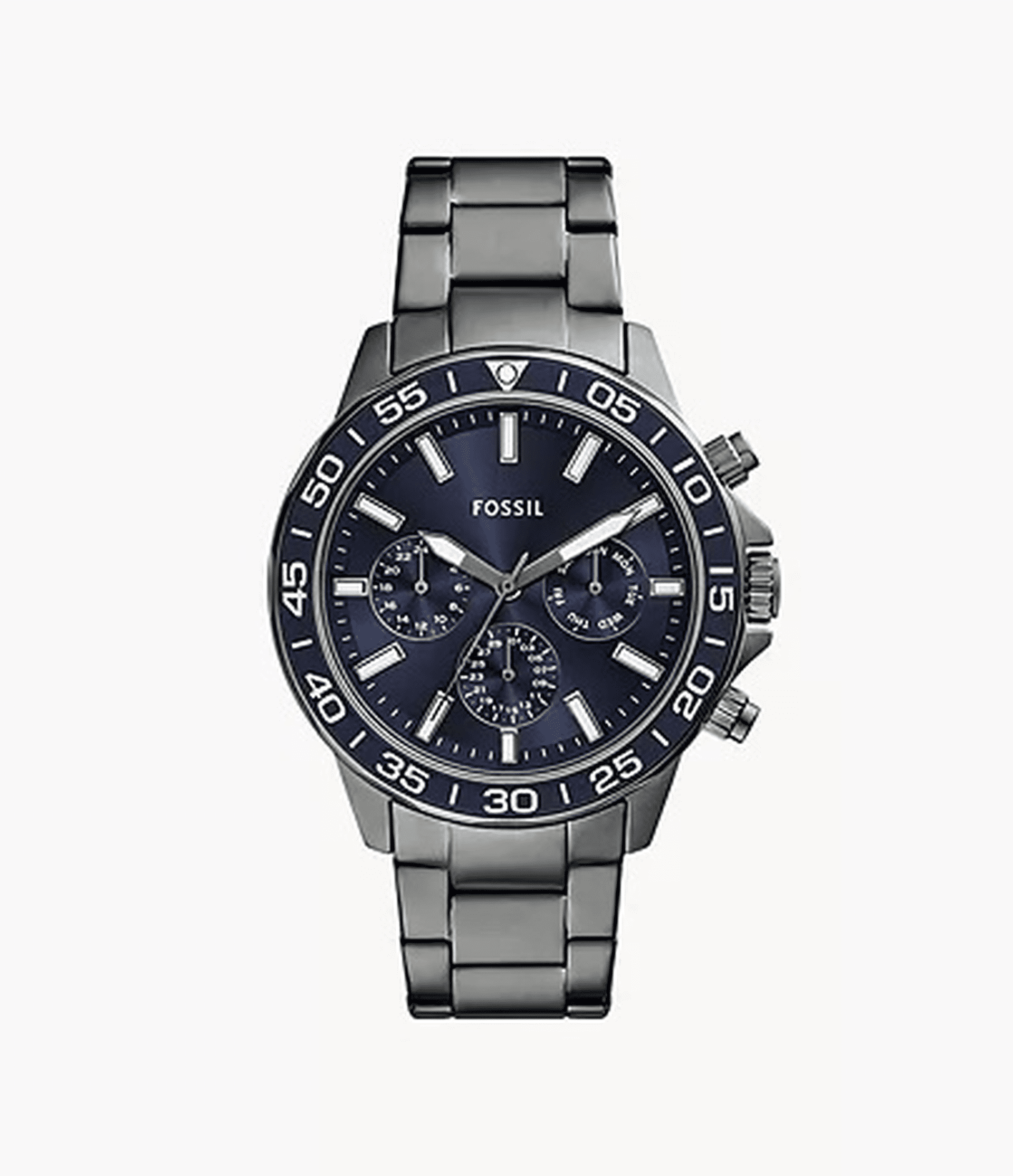 Bannon Multifunction Smoke Stainless Steel Watch BQ2910 - Walmart.com