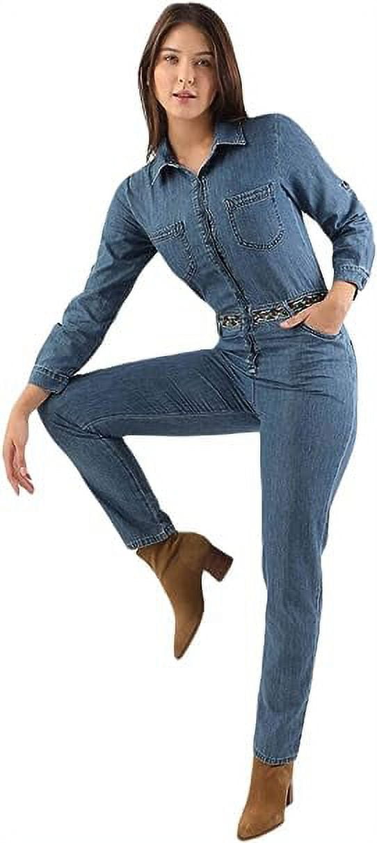Banny Jeans ® Ethnic Denim jumpsuits for women Loose Fit Full Sleeve ...