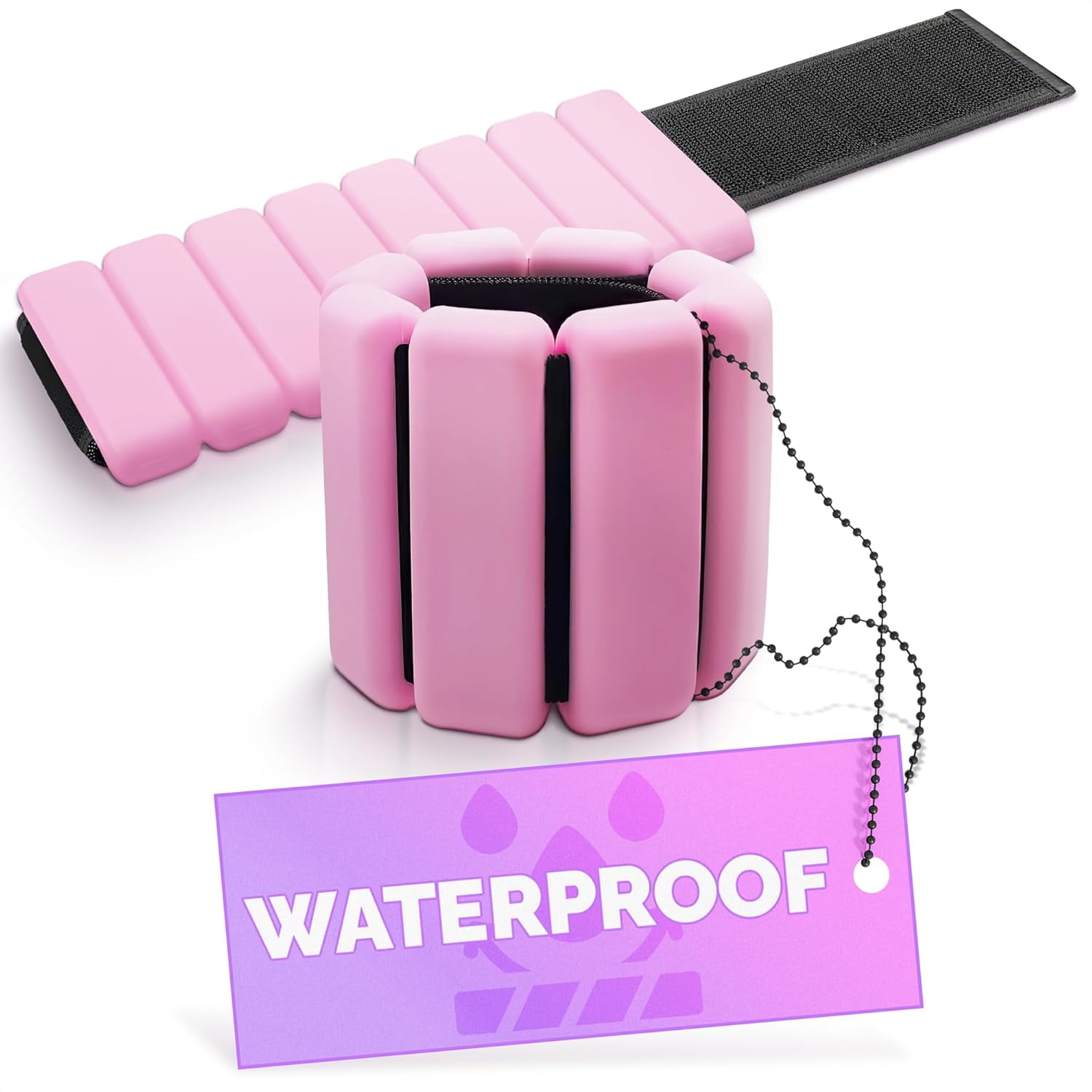 Banome Adjustable Ankle Weights for Women Fitness - 2 lbs - Water ...