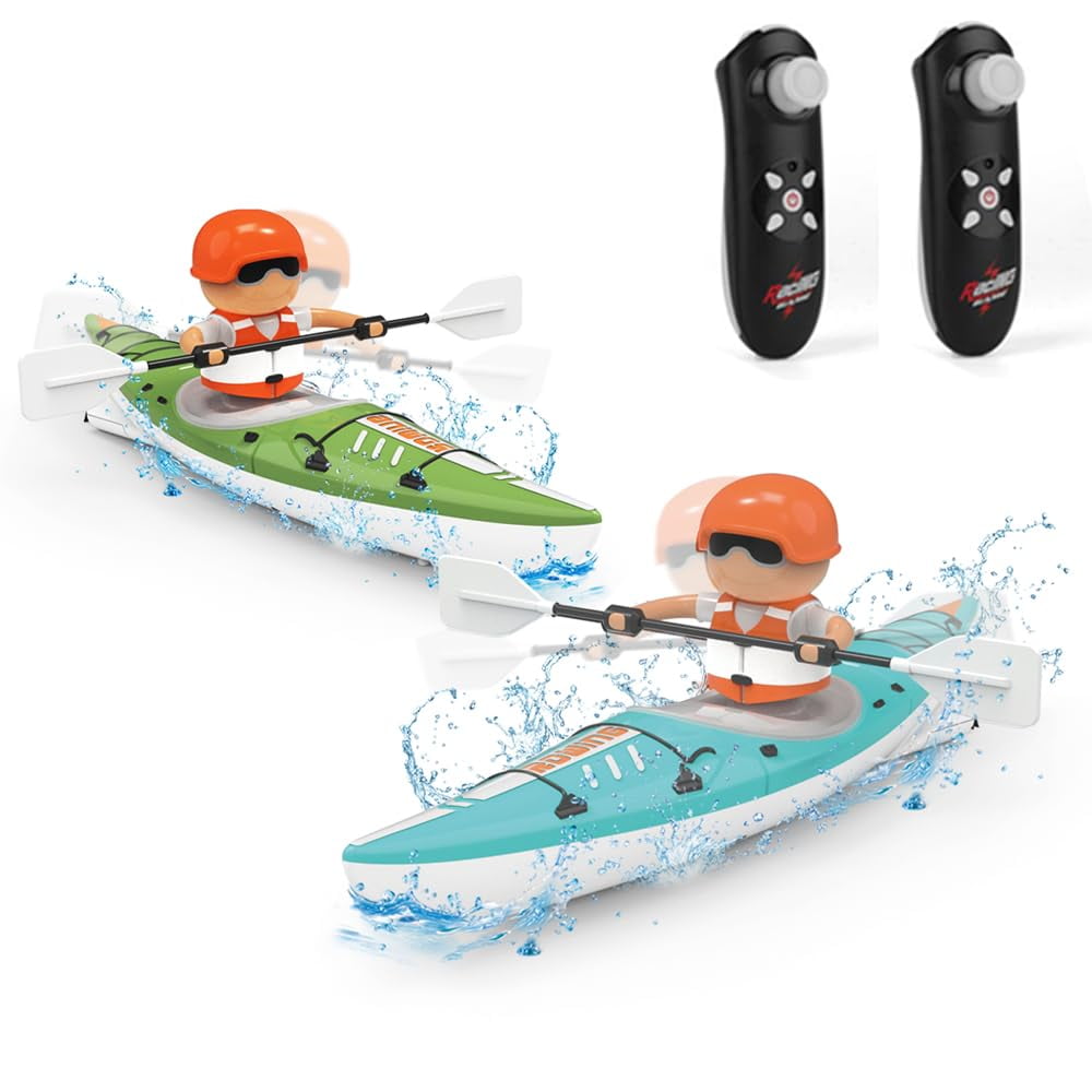 Banome RC Boat for Kids, 2PCS Remote Control Boat with LED Lights, 2 ...