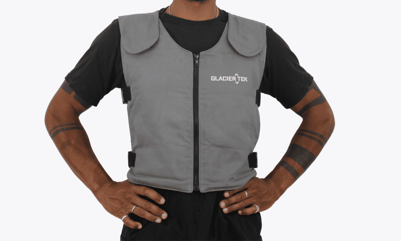Banox® Cooling Vest with FR3 Flame-Retardant Banox Fabric, includes set ...