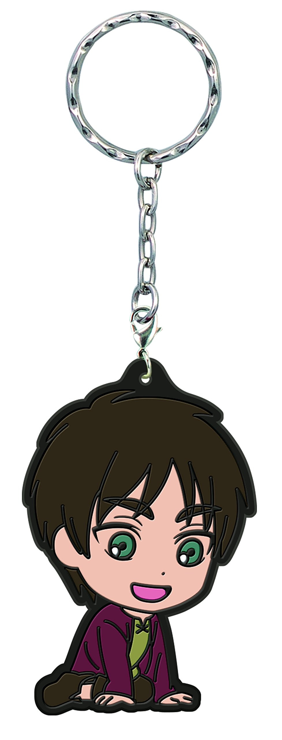 Banpresto Attack on Titan Eren Yeager Kyun-Chara Illustrations Rubber ...