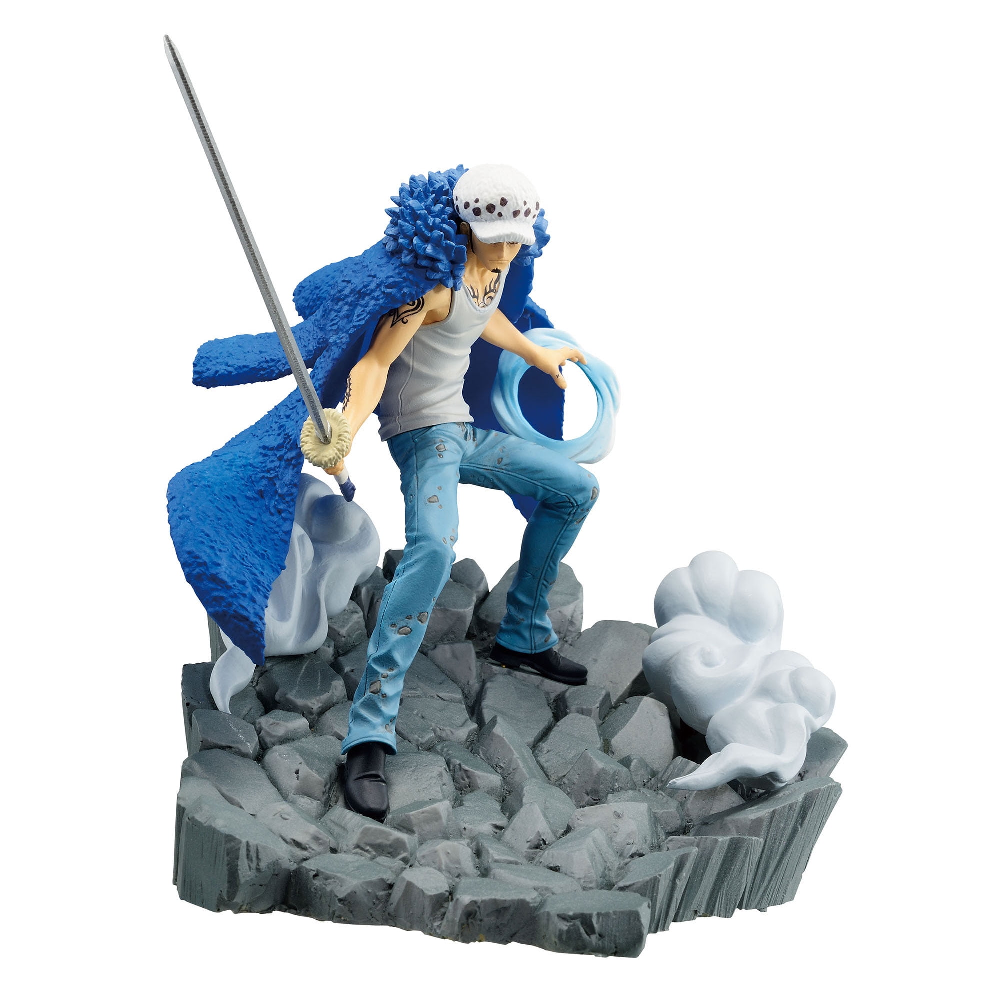 Banpresto One Piece Senkozekkei - Trafalgar Law, Marshall D. Teach ...