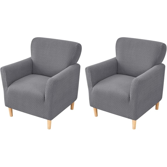 Banquet Armchair Slipcover Chair Covers with Arms Stretch Club Chair ...