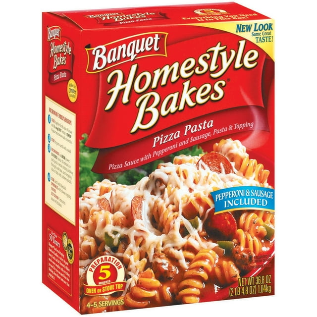 Banquet Homestyle Bakes Pizza Pasta 36.8 Oz Box - Walmart.com