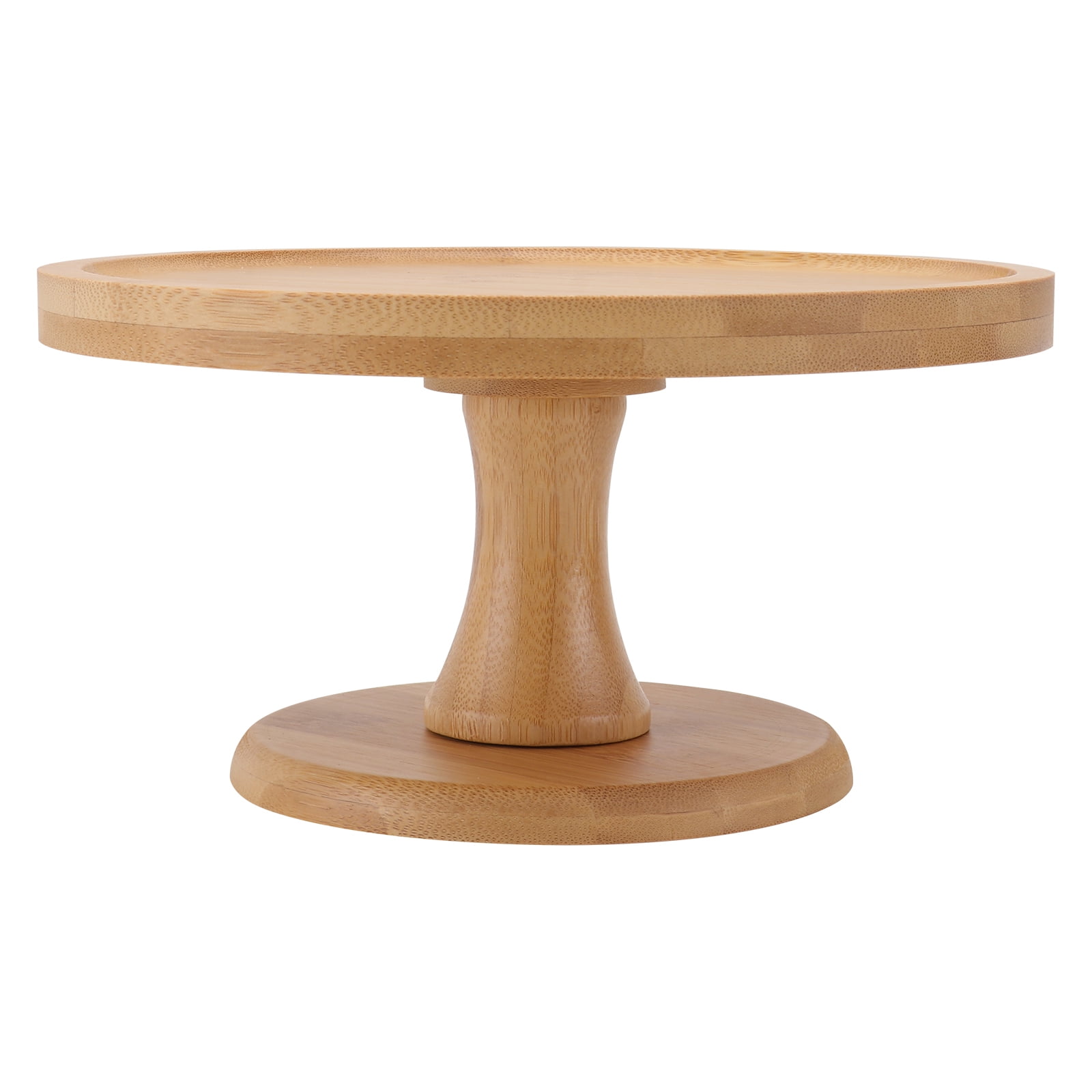 Banquet Pastry Display Stand, 1pc Bamboo Craft Cake Display Stand Round ...