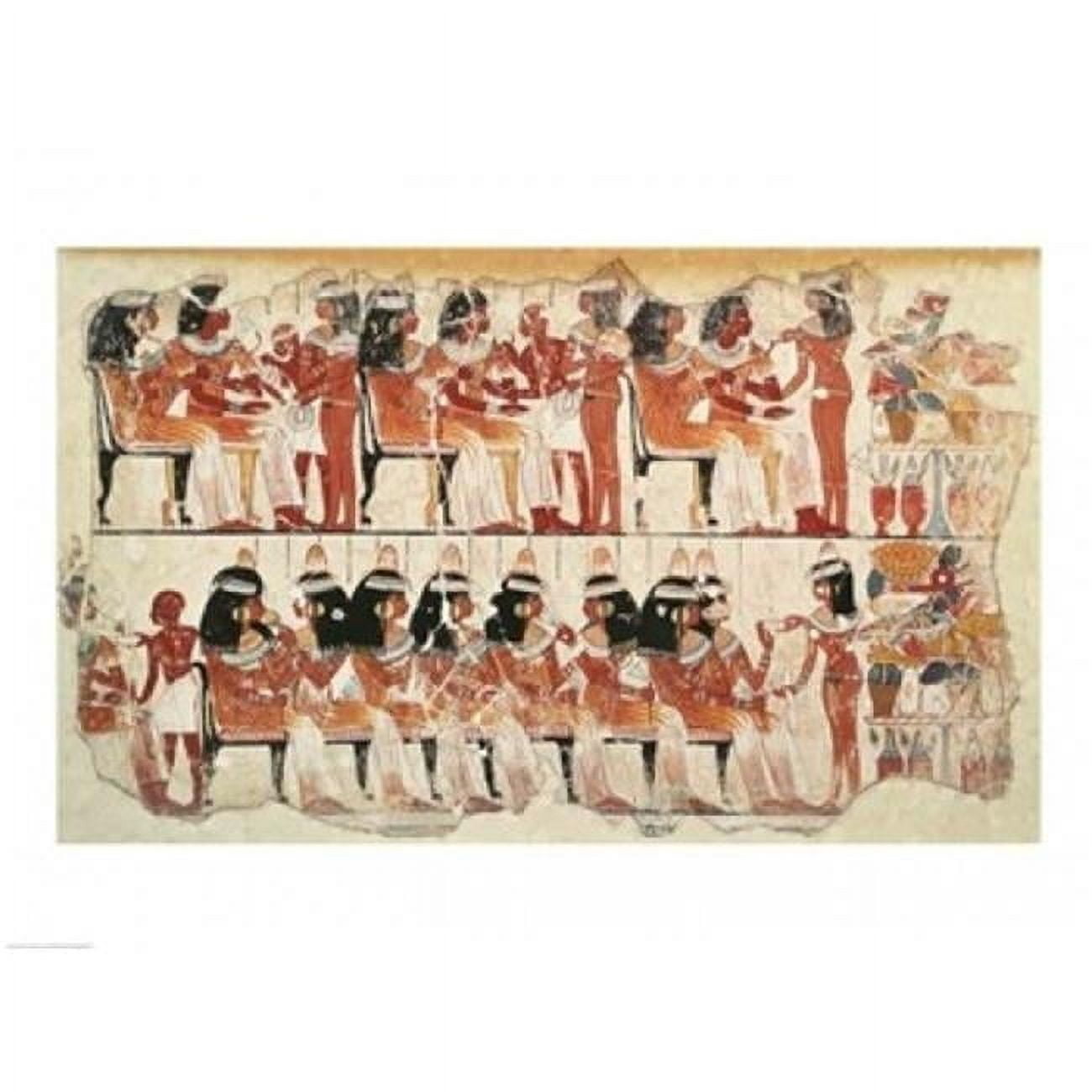 Banquet Scene From Thebes Poster Print - 36 x 24 in. - Large - Walmart.com