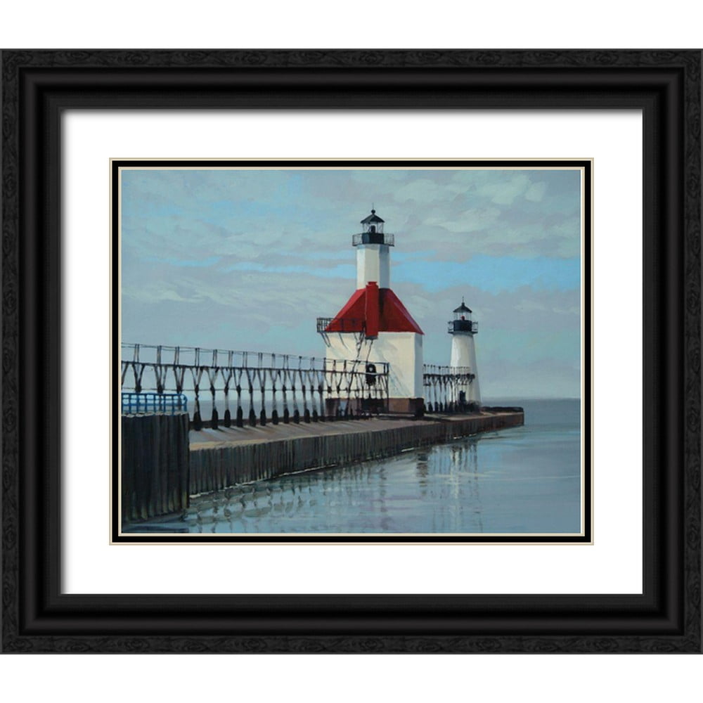 Bansemer, Roger 18x15 Black Ornate Wood Framed with Double Matting ...