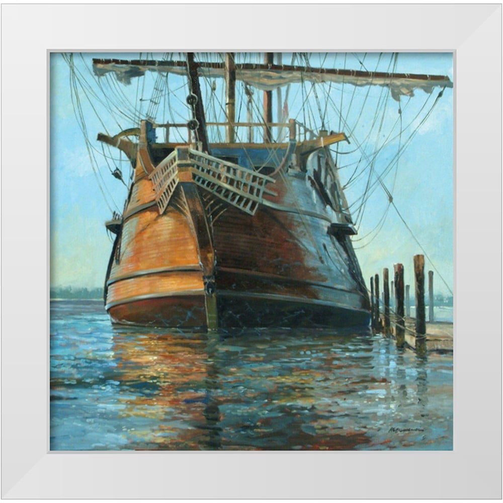 Bansemer, Roger 26x26 White Modern Wood Framed Museum Art Print Titled ...