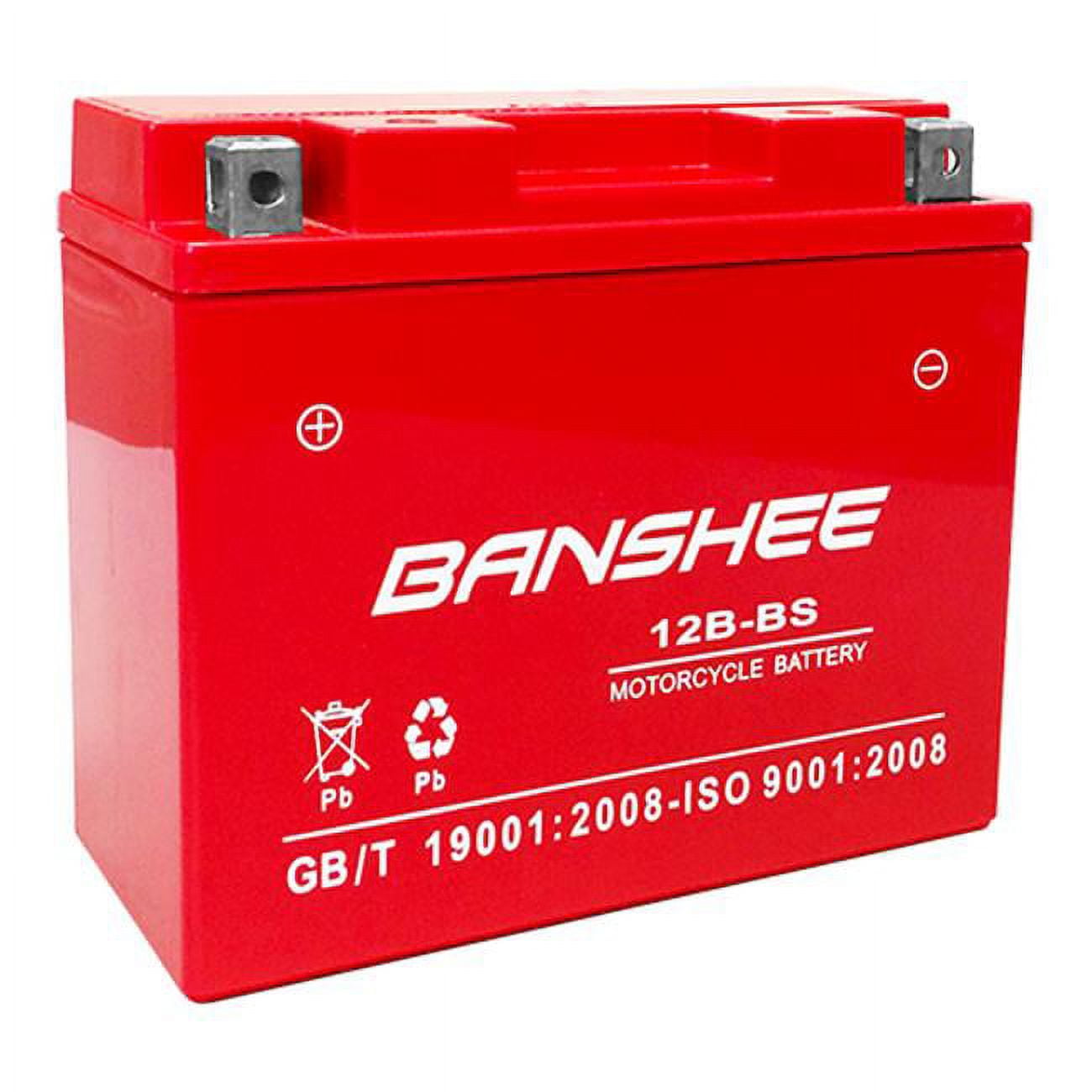 Banshee 12B-BS-Banshee-006 12V 10Ah GT12B-4 YT12B-BS GS-GT12B-4 WP12B-4 ...