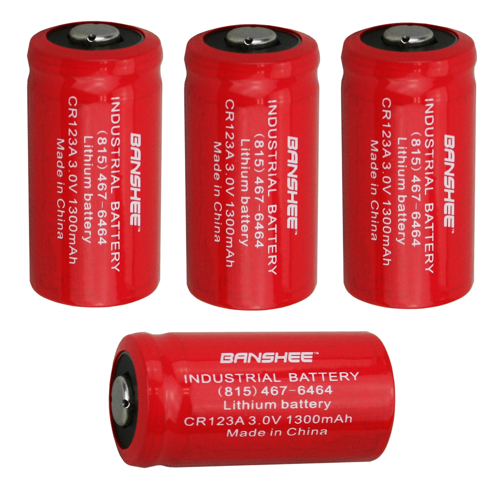 Banshee Replaces CR123A 16340 Lithium Li-ion Batteries 3V Battery ...