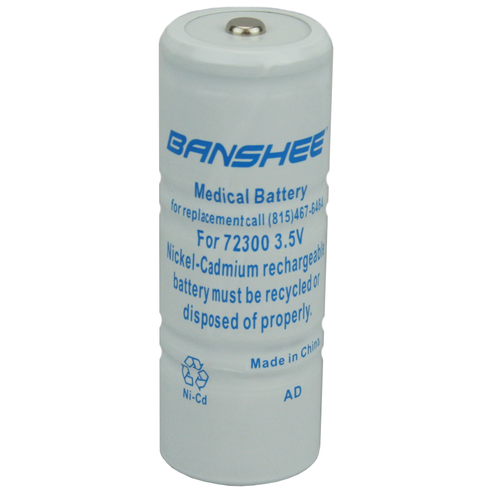 Banshee Replaces Welch Allyn Direct Plug-in Rechargeable Nicad Battery ...