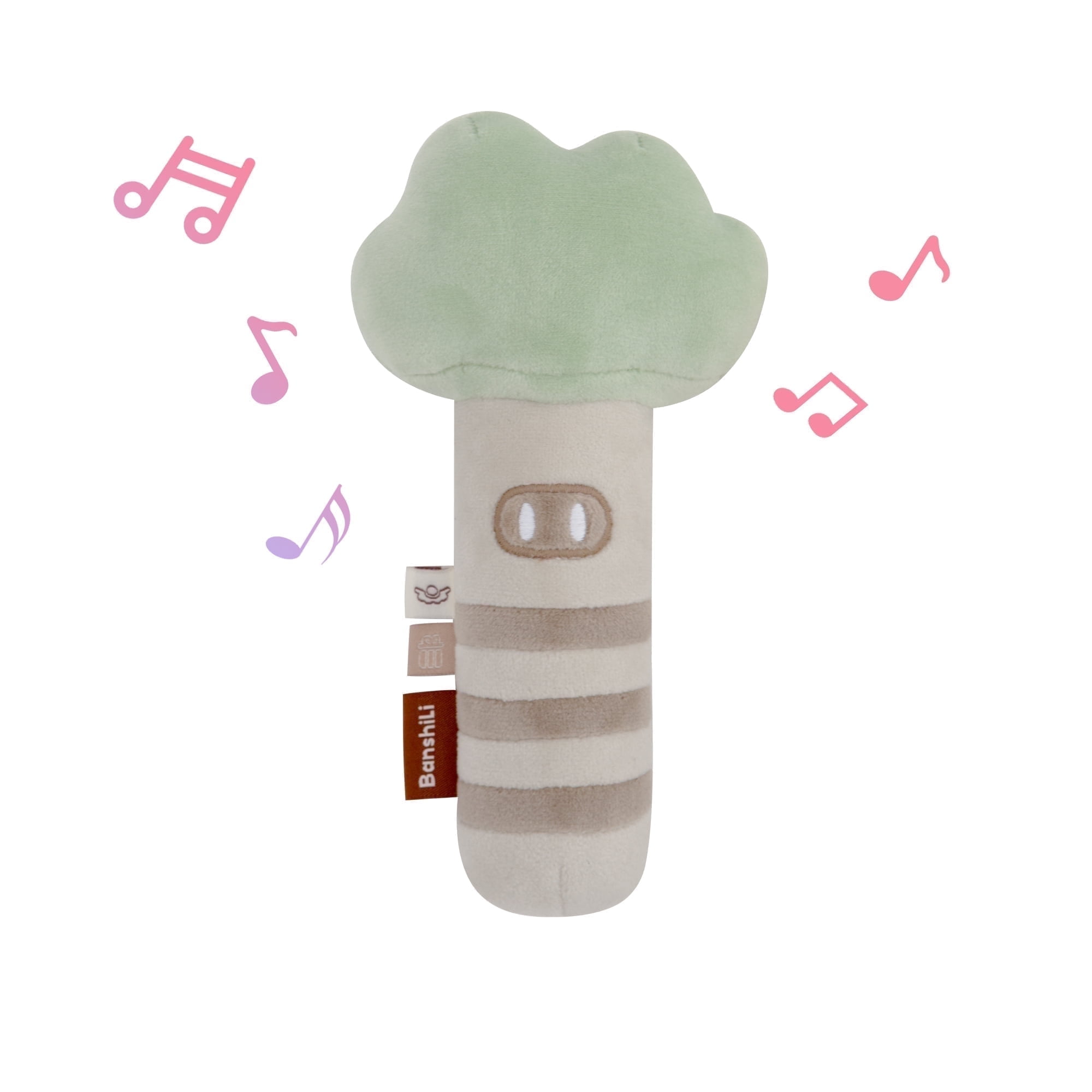 BanshiLi Baby Rattle Plush Animal Rattle Early Learning Toys 0-3 Months ...