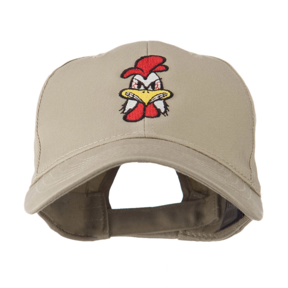 Bantam Mascot Embroidered Cap - Khaki OSFM - Walmart.com