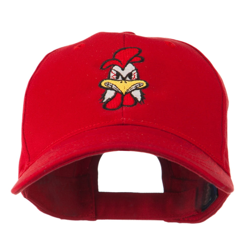Bantam Mascot Embroidered Cap - Red OSFM - Walmart.com